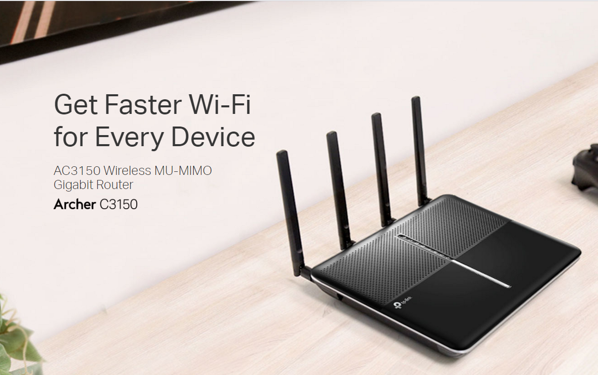 TP-Link Archer C3150 AC3150 Wireless Dual-Band MU-MIMO Router